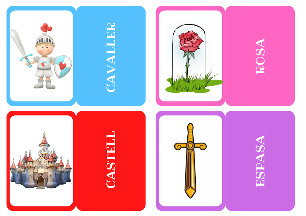 La leyenda de San Jordi: flashcards y lectoescritura para educación ...