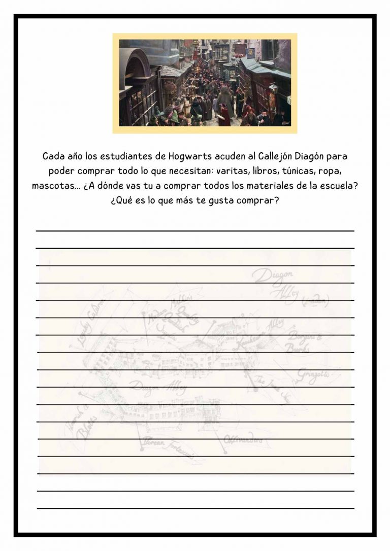 Cuaderno de escritura para niños de primaria de Harry Potter: disfruta ...