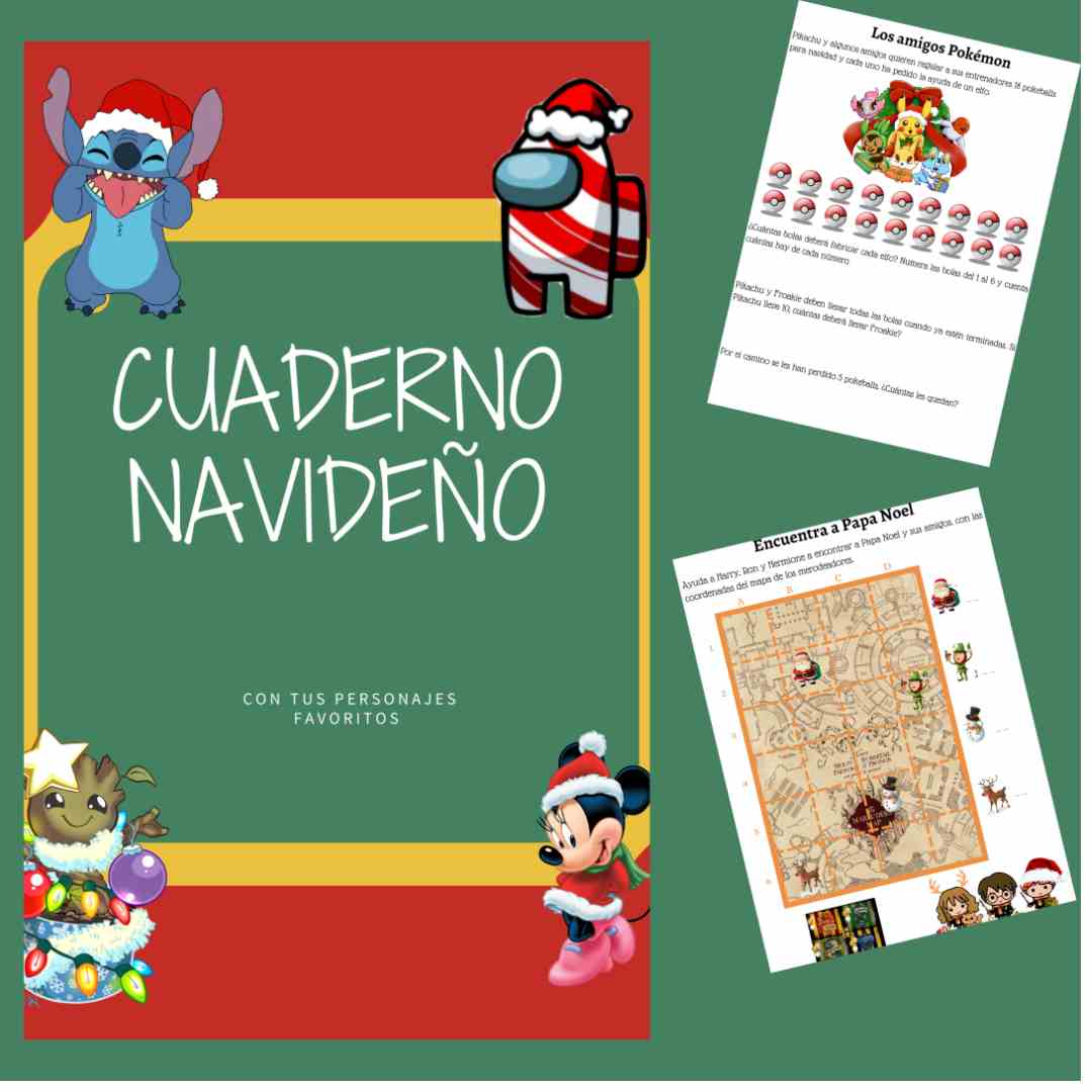 Cuaderno de navidad para niños de primaria (primer ciclo). - Los 3 ...